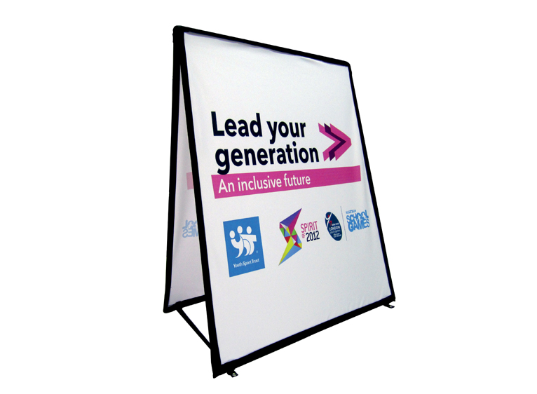 Custom sized signage